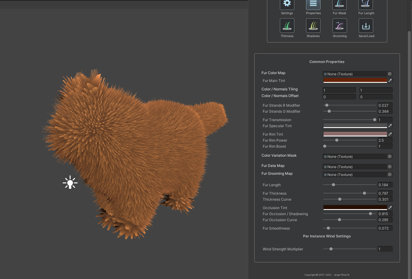 Fur Properties – Irreverent Software